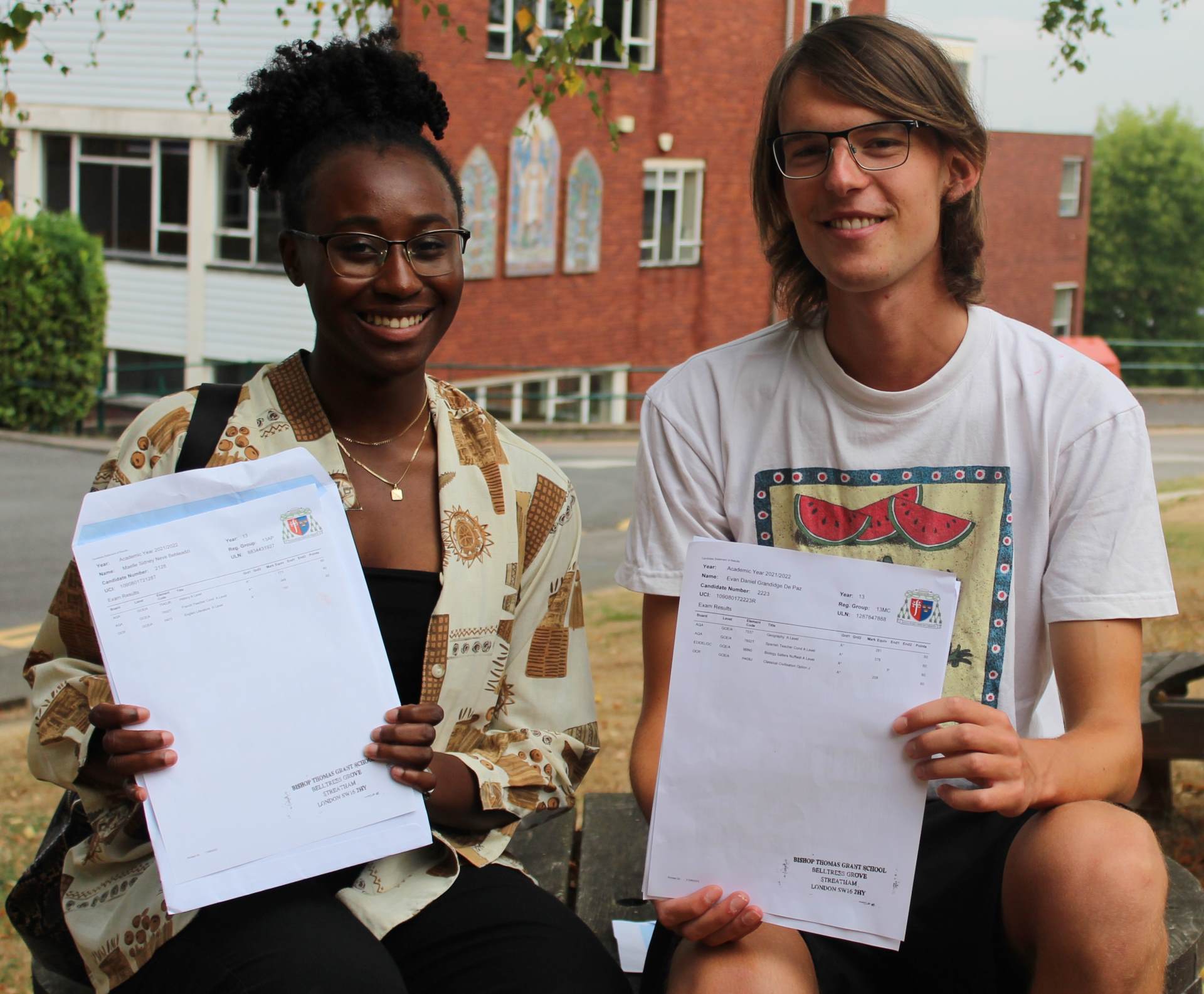 Bishop Thomas Grant School - Examination Results